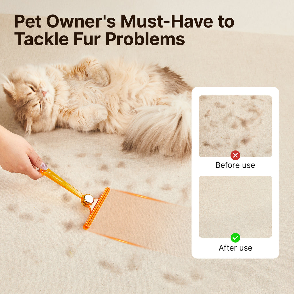 Carpet Pet Hair Cleaner Potaroma Pet Hair Remover Set - 2 Pack Fur ...